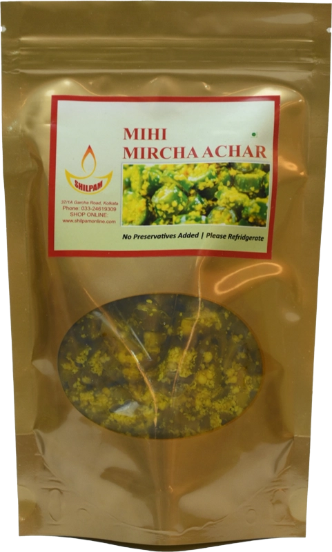 Green Mircha Achar (200g) - Shilpam